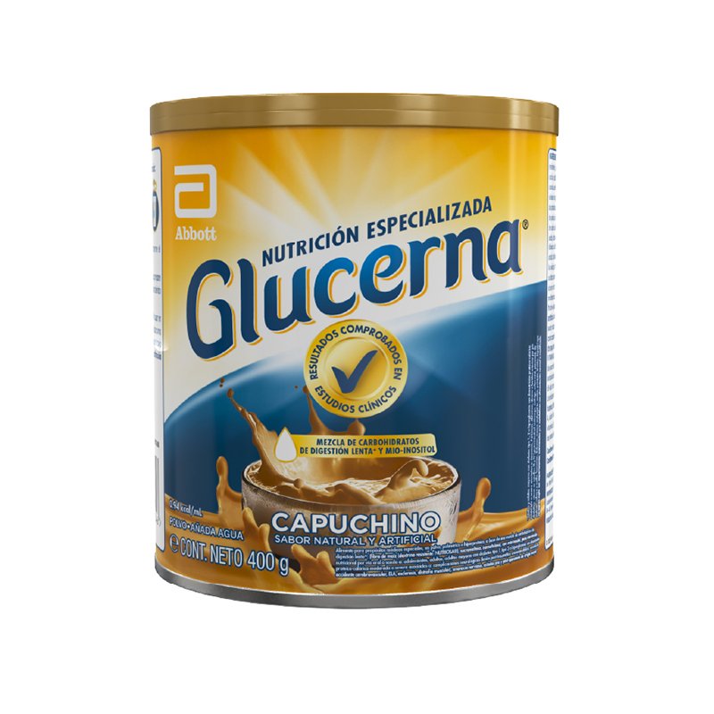 GLUCERNA CAPUCHINO LATA X 400 GR – Farmavida – Droguería Online, Salud ...