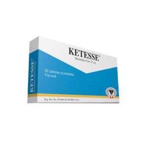 KETESSE 25 MG CAJA X 20 COMP – Farmavida – Droguería Online, Salud y ...