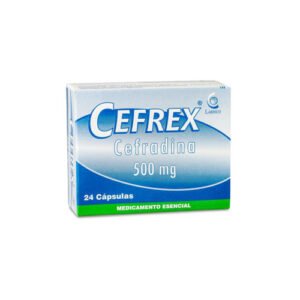 CEFREX 500 MG CAJA X 24 CAPS – Farmavida – Droguería Online, Salud y ...