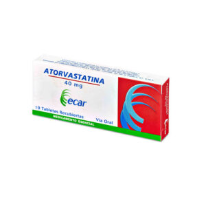 ATORVASTATINA 40 MG ECAR CAJA X 10 TABS – Farmavida – Droguería Online ...