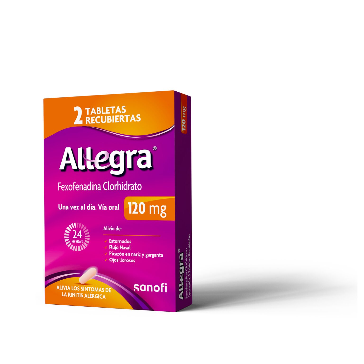 ALLEGRA 120 MG CAJA X 2 TABS – Farmavida – Droguería Online, Salud y ...